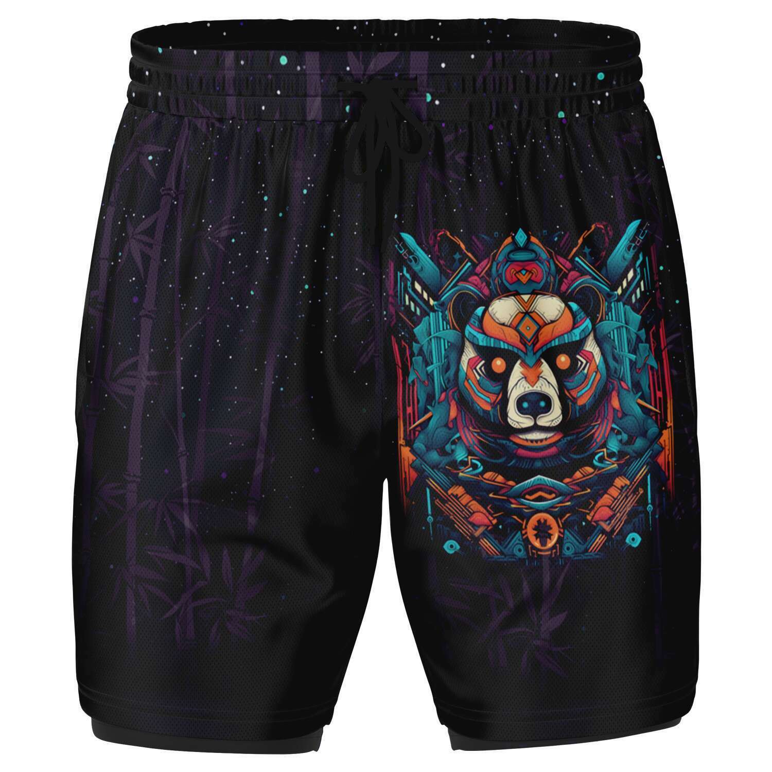 Bamboo Beats Men's 2-in-1 Shorts .sbl-size-table border